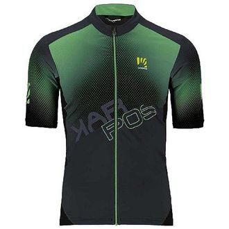 Karpos 2500883-072 Jump Jersey T-Shirt Homme Print 1 Ombre BLU Green Fluo B Taille XL