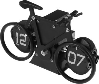 Lurrose Retro Tischuhr Fahrrad Design Kunststoff Vintage Uhr Schreibtisch Dekoration Romantisch Kompakt Robust