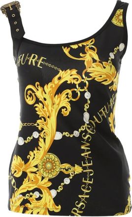 Versace Jeans Couture Femme, Tops, Multicolore, Taille: 38 FR All Over Baroque Tank Top