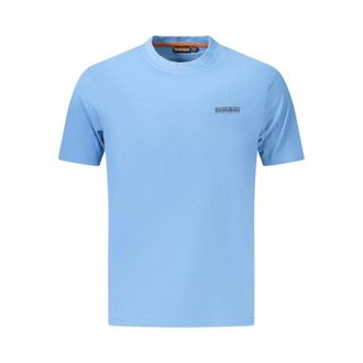 Napapijri Homme, Tops, Bleu, Taille: S Cotton Crew Neck T-Shirt