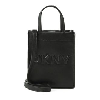 DKNY Dkny, Femme, Sacs, Noir, Taille: ONE Size Sac &agrave; main imitation cuir Maza avec logo en relief