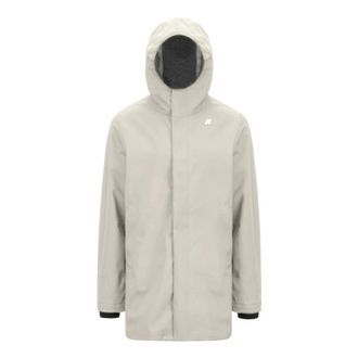 K-Way Tommy Bonded Jersey Parka - - Coats - Herren - Beige - XL