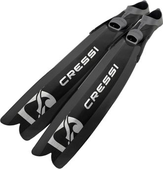 Cressi seit 1946 -Gara Turbo Boost Fins - Innovative Lange Flosse mit Geschlossenem Fu&szlig;teil Ideal f&uuml;r Freitauchen Fortgeschrittene Apnoe und Unterwasserfisch