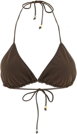 Jacquemus Femme, Maillots de bain, Brun, Taille: 36 FR Le Haut De Plage Triangle