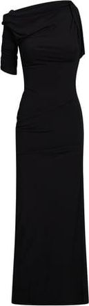 Jacquemus La robe midi drap&eacute;e Drapeado