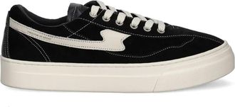 Stepney Workers Club contrast suede sneakers - Schwarz