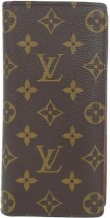 Louis Vuitton unisex, Pre-owned, Brun, Taille: ONE Size Portefeuille en toile Pre-owned
