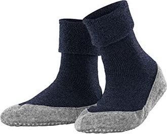 Falke Cosyshoe W Hp laine picots sur la semelle 1 paire, Chaussettes Chaussons Femme, Bleu Marine Melange 6794, 39/40 EU