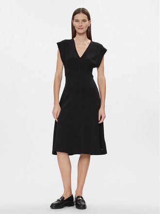 Tommy Hilfiger Kleid f&uuml;r den Alltag WW0WW40731 Schwarz Regular Fit