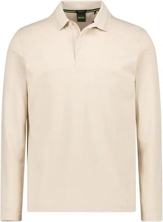 HUGO BOSS Herren Polo-Shirts beige Baumwoll-Piqu&eacute;