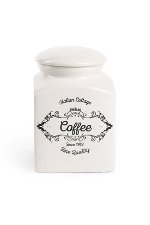 Excelsa Kaffeedose, Keramik, Elfenbeinwei&szlig;, Fassungsverm&ouml;gen: 700 ml