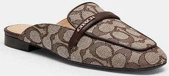 Coach Hinten Offener Loafer Aus Signature-Jacquard