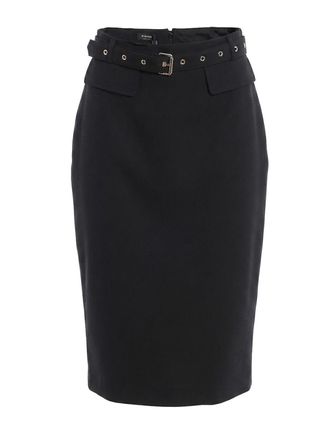 Pinko Jupe Midi - Noir