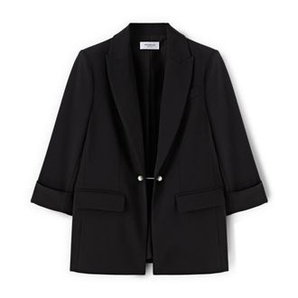 Motivi Blazerjacke mit Schmuckmanschettenkn&ouml;pfen - - Jackets - Damen - Schwarzk - XS