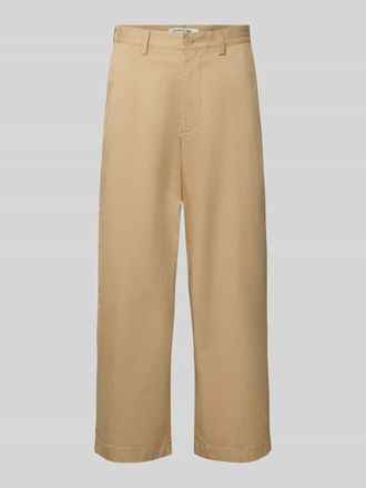 Lacoste Loose Fit Weite Hose aus Baumwoll-Mix