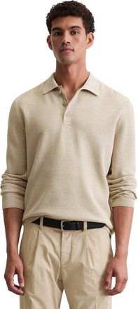 Marc O'Polo Strickpullover aus feinem Bio-Baumwoll-Piqué