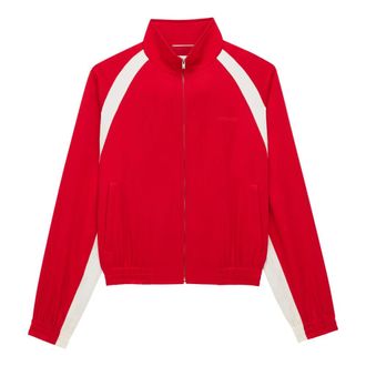 Saint Laurent Rote Jacke mit Frontrei&szlig;verschluss - - Jackets - Herren - Rot - L