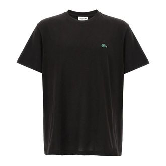 Lacoste Homme, Tops, Noir, Taille: XL Logo Patch T-Shirt