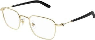 Montblanc Montblanc, Homme, Accessoires, Jaune, Taille: 52 MM Optical Frame