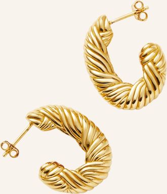 Missoma Missoma Ohrringe Chubby Wavy Hoops By Glambou gold