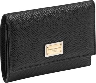 Dolce & Gabbana Femme, Accessoires, Noir, Taille: ONE Size Portefeuille Dauphine