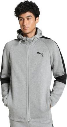 Puma Evostripe Core Fz Ho Sweat-shirt pour homme, Homme, Maillot de surv&ecirc;tement, 585812-03, Gris moyen, XL