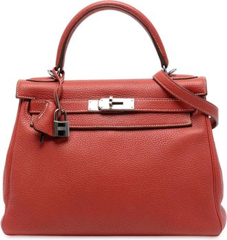 Hermès Hobo Bags - Togo Kelly II Retourne 28 - Gr. unisize - in Orange - für Damen