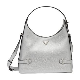 Guess Rosalba Mini Schultertasche - - Bags - Damen - Grau - ONE SIZE