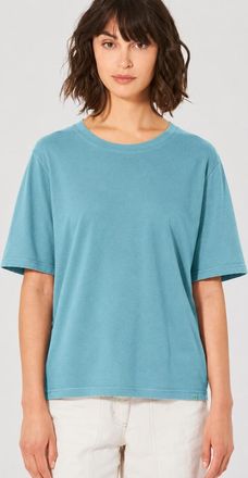 Hempage Hempage Damen vegan T-Shirt Combination Wave Blau