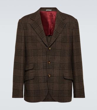 Brunello Cucinelli Blazer aus Wolle, Seide und Kaschmir