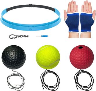 Generic Boxball Kopfband f&uuml;r Training - Verstellbares Band Mit Kopfschutz F&uuml;r Reaktionsspiele - Boxen Reaktionsball | F&uuml;r Kinder Jugendliche Erwachsene M&auml;nner