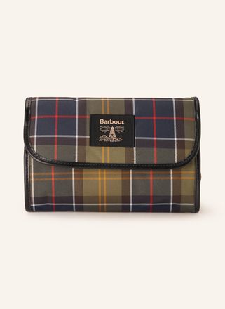 Barbour Kulturtasche Tartan gruen