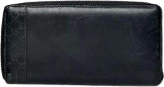 Gucci unisex, Pre-owned, Noir, Taille: ONE Size Portefeuille en cuir Pre-owned