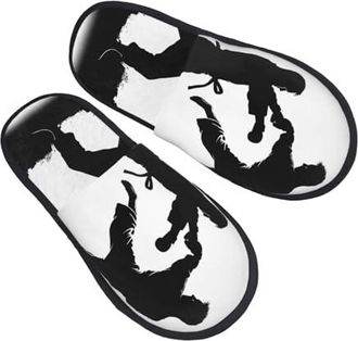 Generic Pantoufles DHiver Kickboxing Peluche Slippers Portative Chaussons Maison Pour Invit&eacute; Spa H&ocirc;tel L