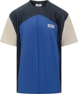 GCDS Gcds, Homme, Sport, Multicolore, Taille: XL Color Block SS Tee