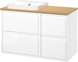 IKEA &Auml;NGSJ&Ouml;N / BACKSJ&Ouml;N Waschbeckenschrank/Waschbecken