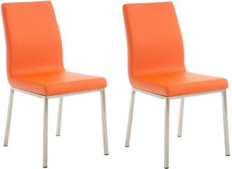 Clp 2er Set Esszimmerst&uuml;hle Colmar orange