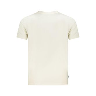 Timberland Logo-Embroidered Cotton T-Shirt - Beige