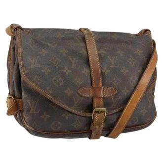 Louis Vuitton Pre-owned Vintage Canvas Umh&auml;ngetasche - - Pre-owned - Damen - Braun - ONE SIZE