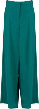 Patrizia Pepe Femme, Pantalons, Vert, Taille: 40 FR Pantalon Élégant Flare Fit