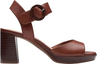 Clarks Damen AmbyrLyn Ruby Pumps, British Tan Lea, 40 EU, Britische Tan Lea, 41 EU