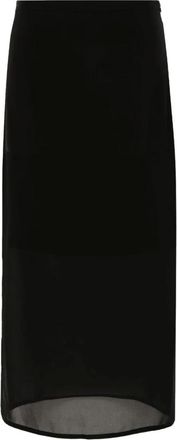Sportmax Femme, Jupes, Noir, Taille: 38 FR Amico Midi Skirt