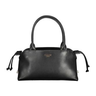 Twinset Bowler Bag mit bedruckter Clutch - - Bags - Damen - Schwarzk - ONE SIZE