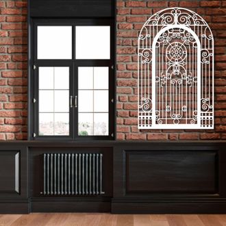 Generic Moderner minimalistischer Wandbogen aus Metall, Wanddekoration in Bogenform, gew&ouml;lbt, gew&ouml;lbte Wanddekoration f&uuml;r Wohnzimmer, Schlafzimmer, Eingangsbe