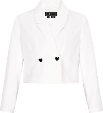 Faina Blazer Frauen cremefarben