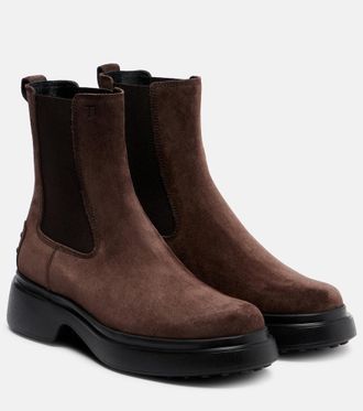 Tod's Chelsea Boots aus Veloursleder