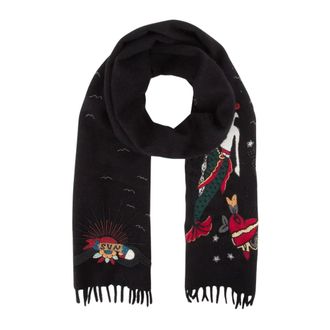 Valentino Garavani Homme, Accessoires, Noir, Taille: ONE Size Scarfs AND Foulards