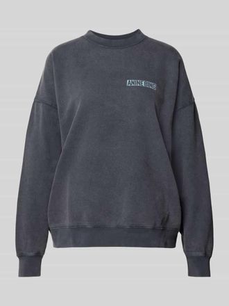 Anine Bing Regular Fit Sweatshirt mit Logo-Print