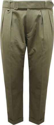 Paolo Pecora Homme, Pantalons, Vert, Taille: L Pinces Pantalons