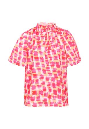 Faina Bluse Frauen Mehrfarbig Rosa